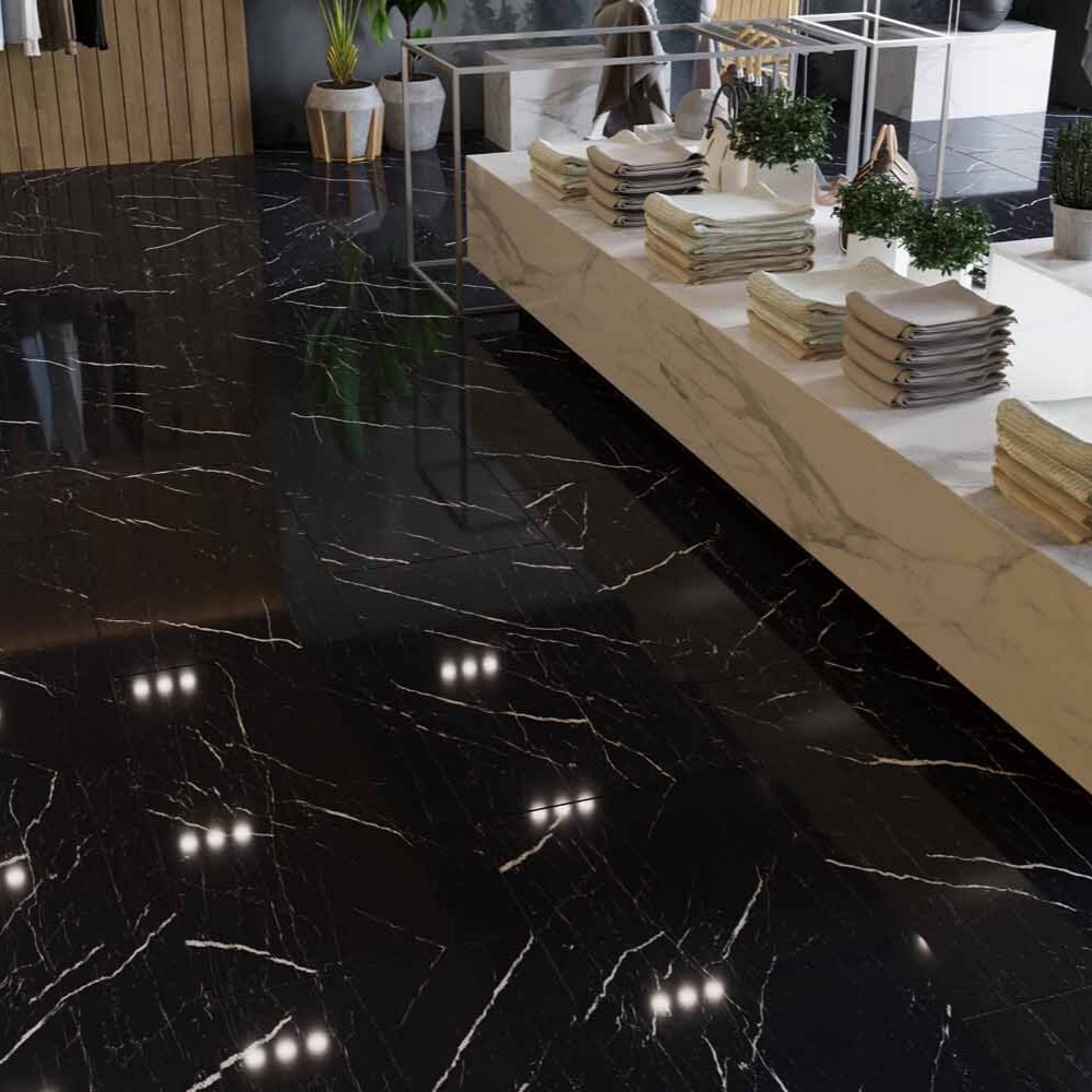 Керамогранит Onlygres Marble MOG602 60x120см 2.16 м² цвет черный ️ купить по цене 8 186,4 ₽ в ...