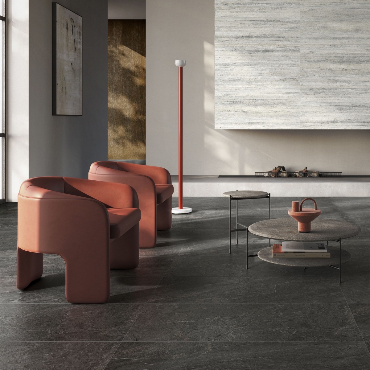 Керамогранит Vitra Stonesystem K948102R0001VTER 60x120см цвет черный ️ купить по цене 4 839 ₽ в ...