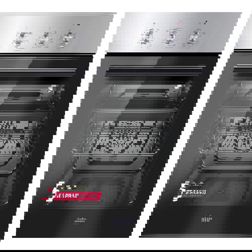 Электрический духовой шкаф Simfer B6EM16001 60x59.5x56.5 см цвет черный/серый металлик ️ купить ...