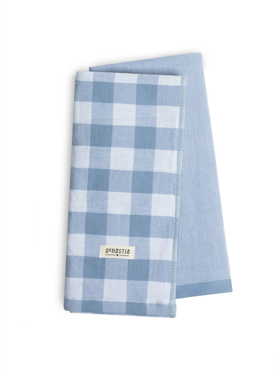 Набор полотенец для кухни DeNASTIA D100474 2шт 40x60 см голубой ️ купить по цене 909 ₽ в Москве ...